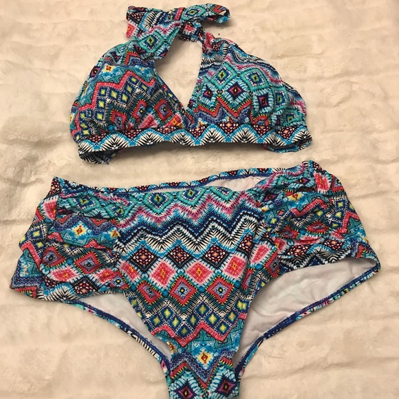 Swim | New 2 Piece Bathing Suit High Waisted | Poshmark